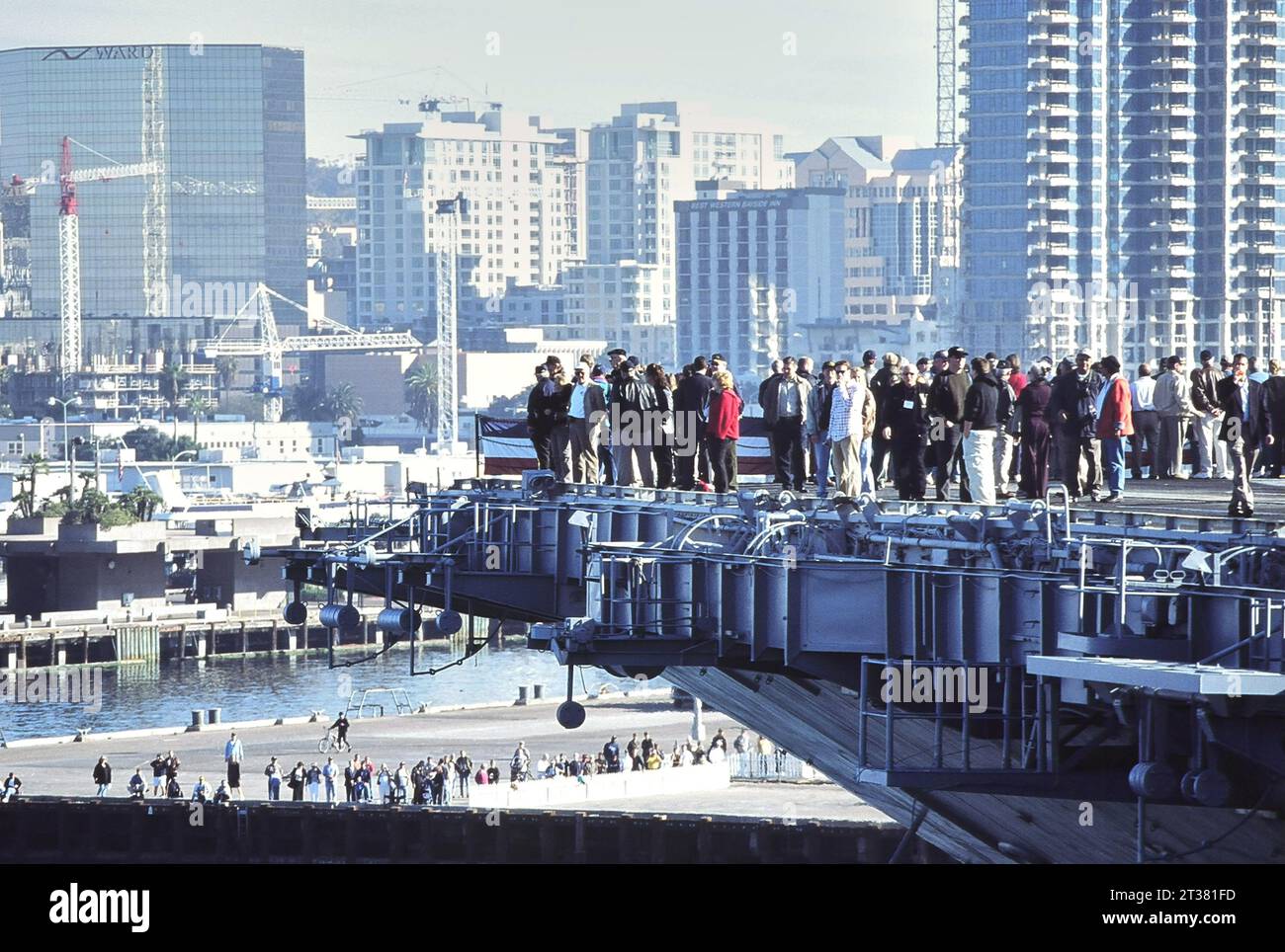 December 31, 1969, San Diego, California, USA: Onboard the USS Midway ...