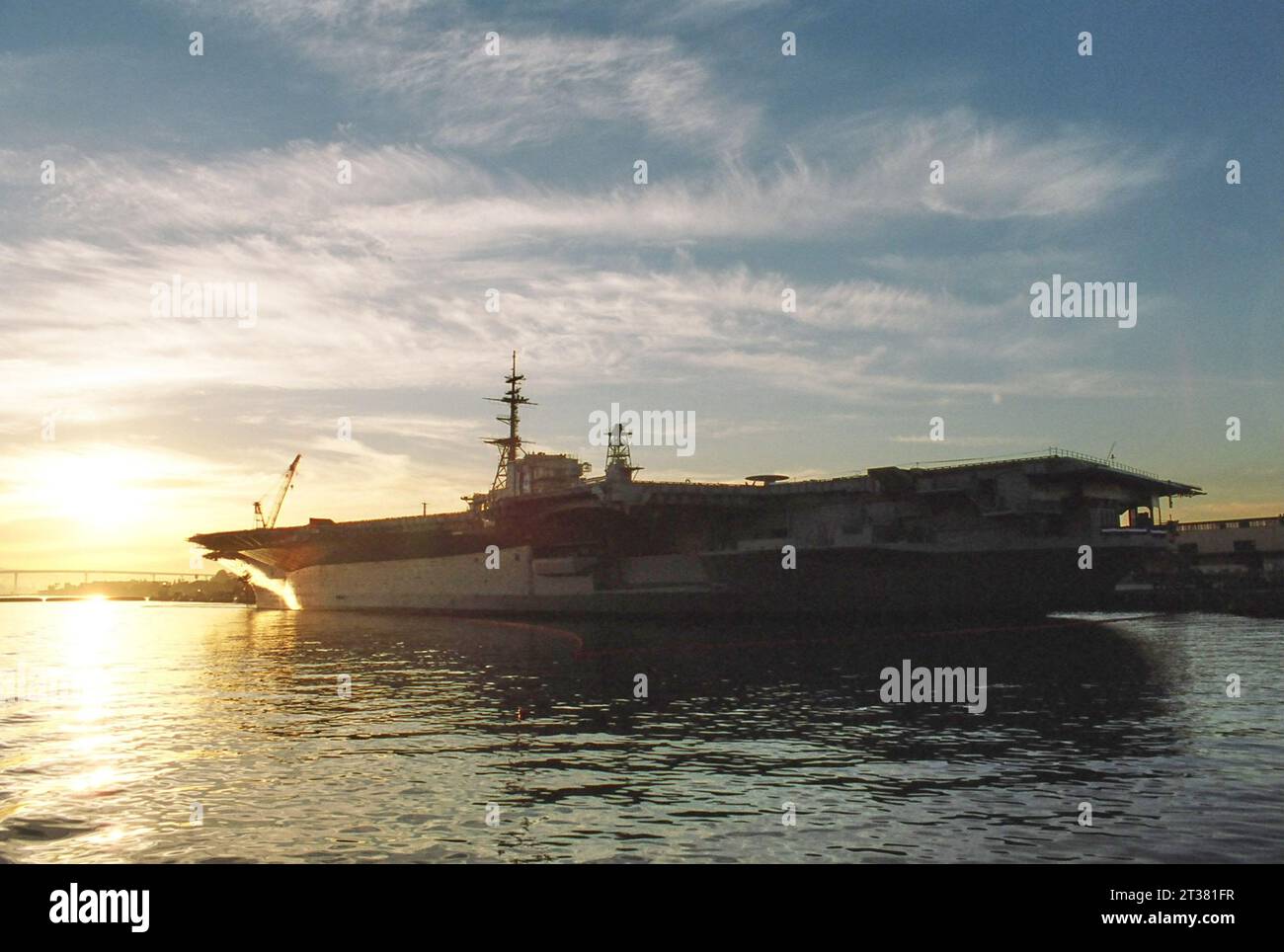 December 31, 1969, San Diego, California, USA: Onboard the USS Midway ...