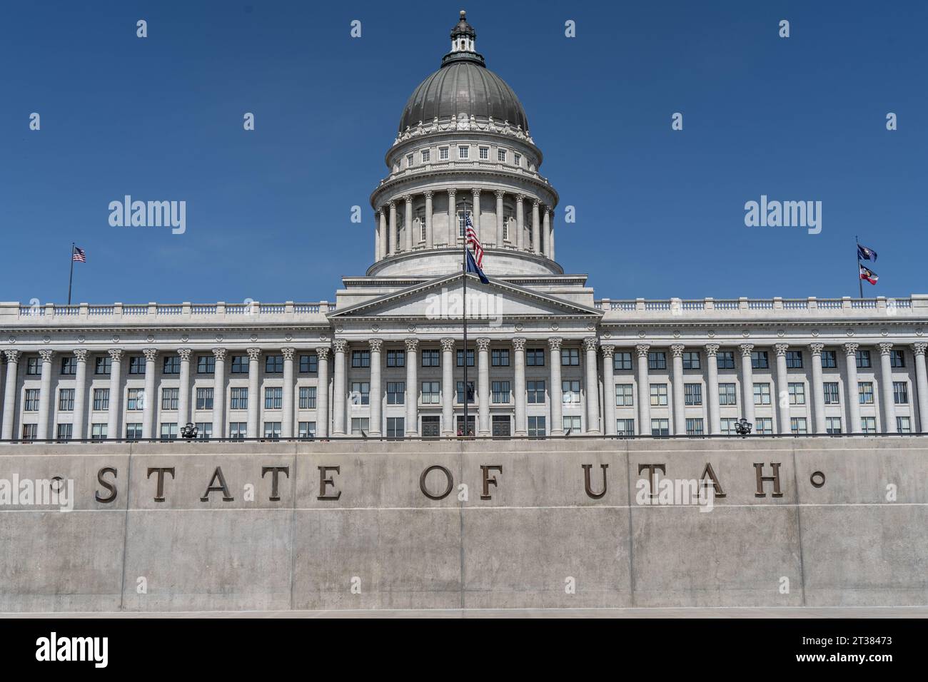 Salt Lake City, Utah – September 12, 2023: Utah State Capitol Building ...