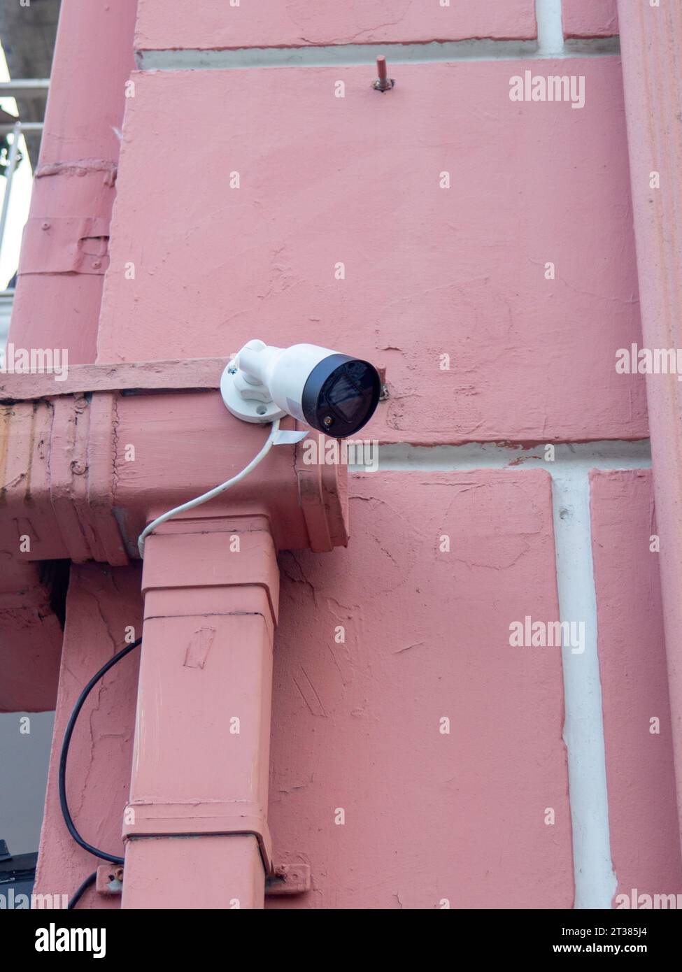 Street surveillance camera. Street surveillance concept. Security ...
