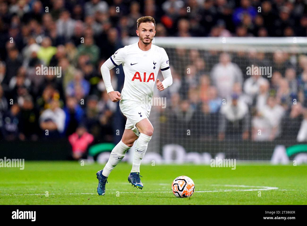 Tottenham Hotspur's James Maddison during the Premier League match at ...