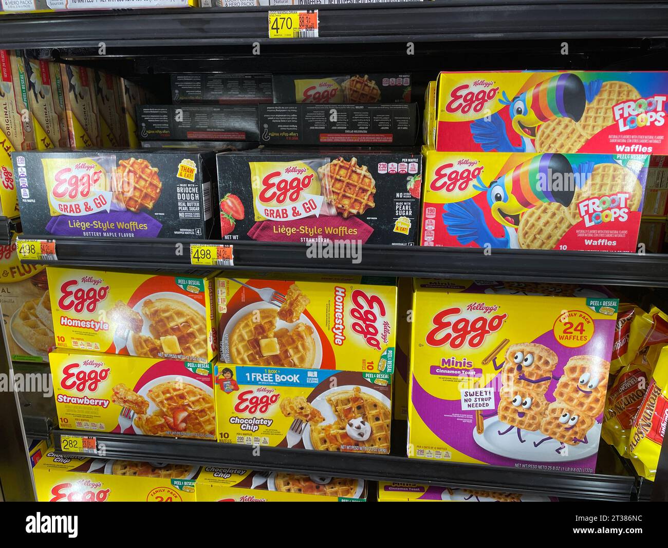 Eggo waffles hi-res stock photography and images - Alamy