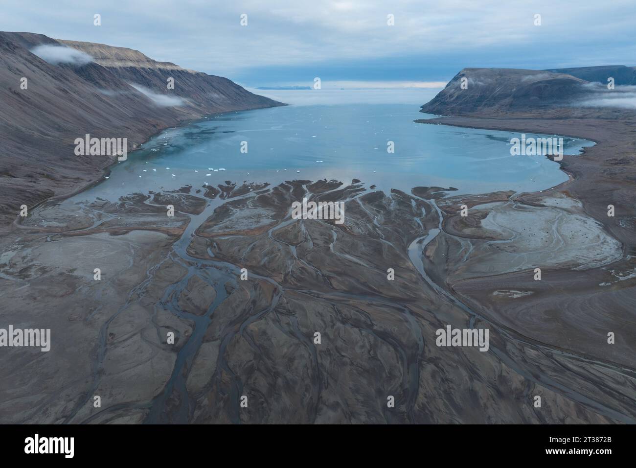 Braided River on Ellesmere Island, Canada Stock Photo - Alamy