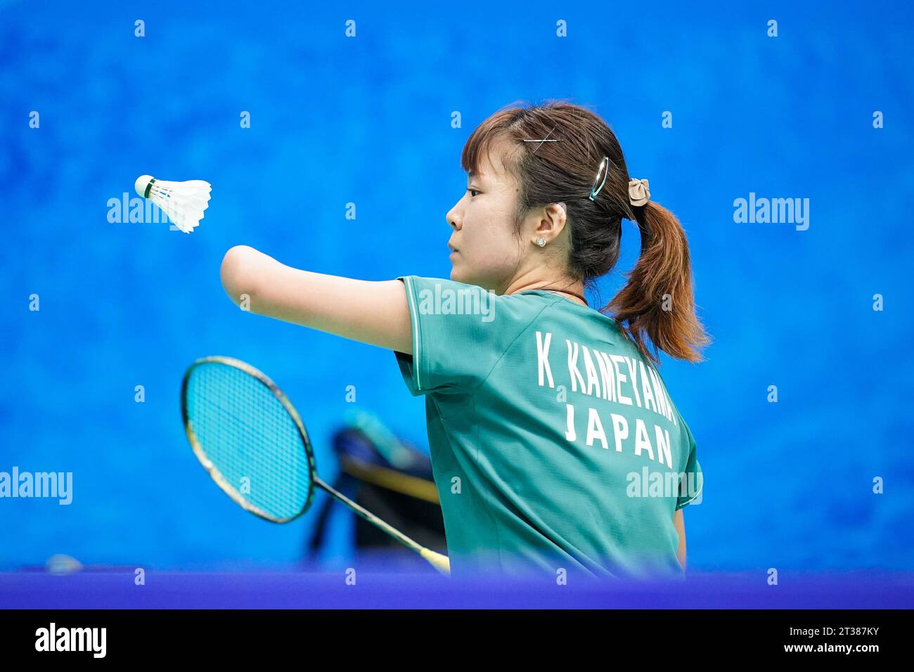 Hangzhou, China. 23rd Oct, 2023. Kaede Kameyama (JPN) Badminton : Women ...