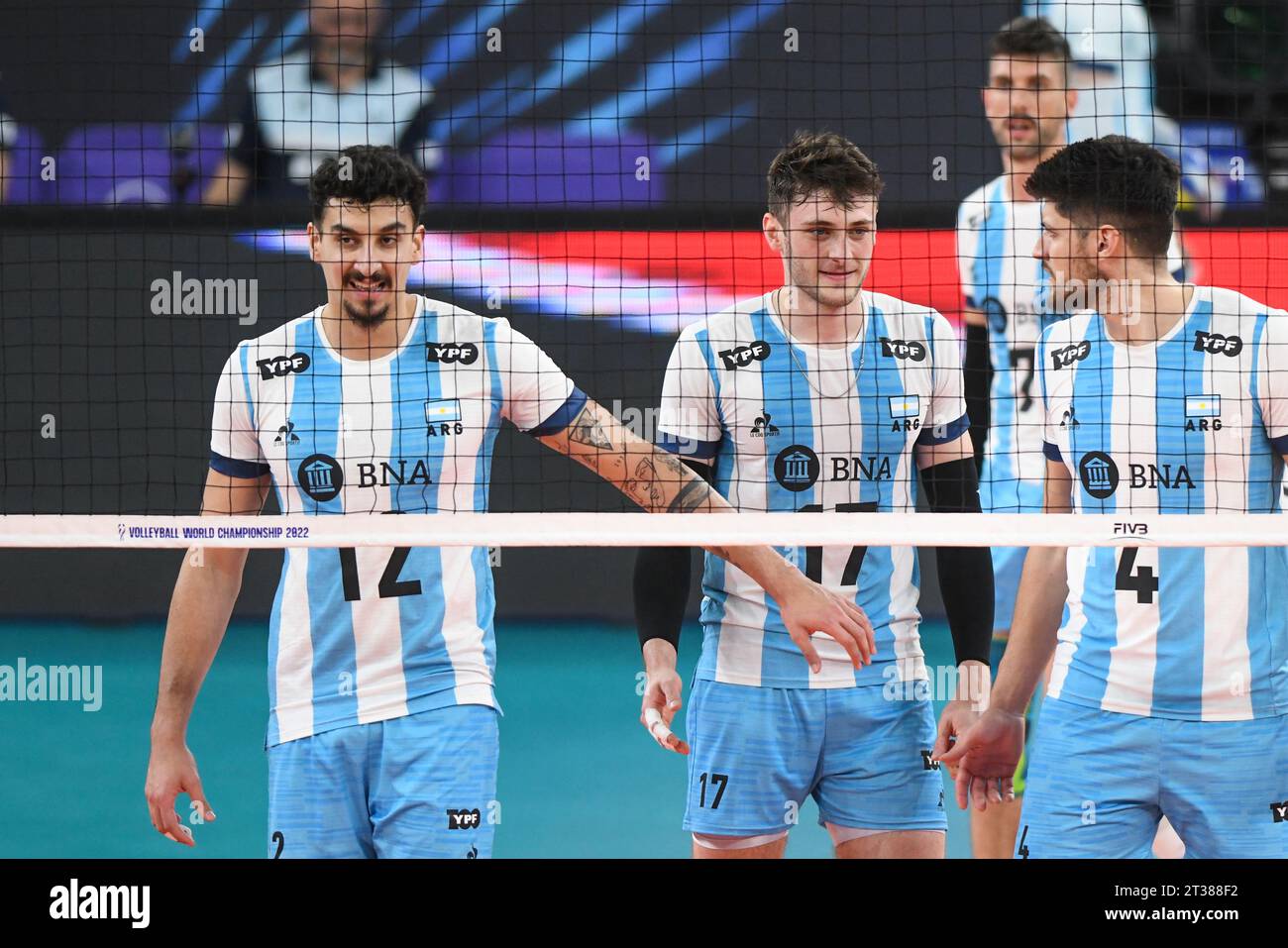 Bruno Lima Luciano Vicentin Joaquin Gallego Argentina Volleyball