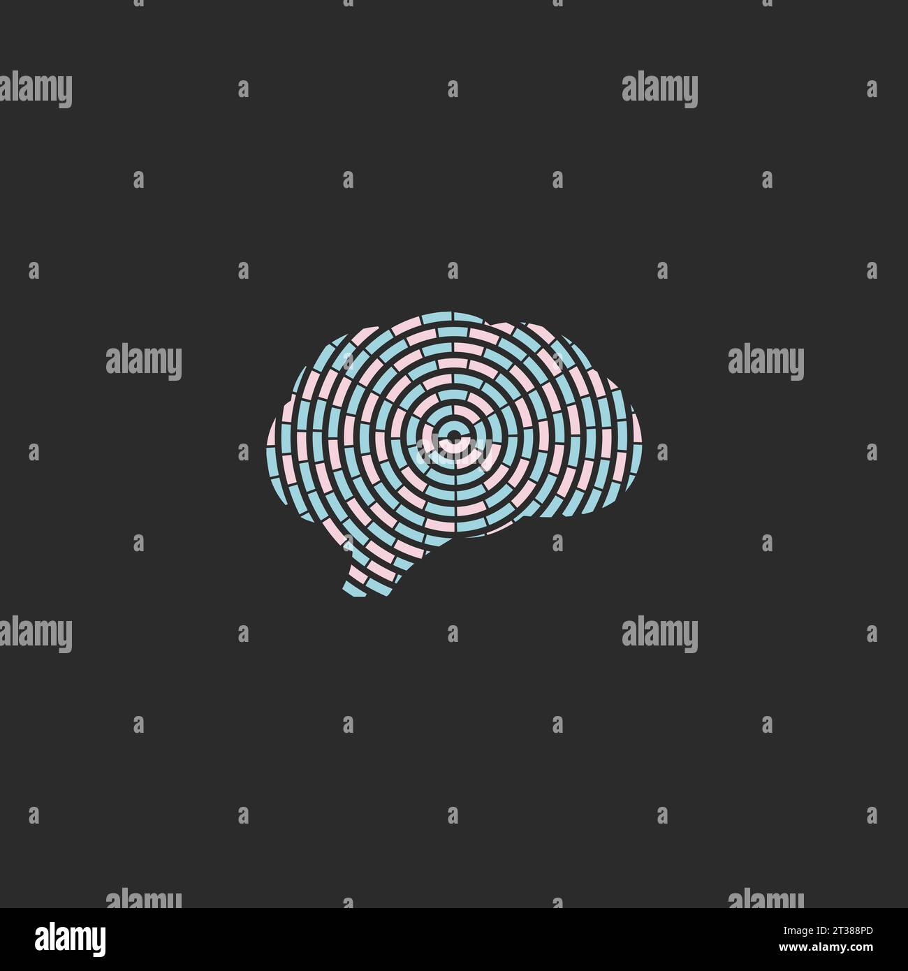 Brain logo design with tech connect design Stock Vector Image & Art - Alamy