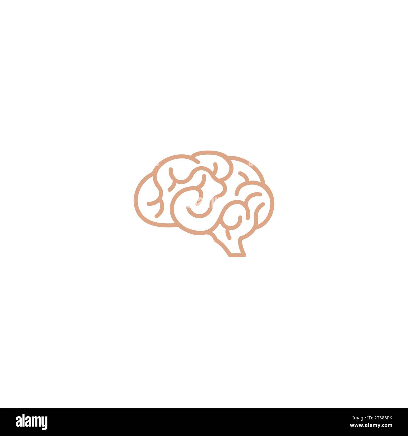 Brain logo design with tech connect design Stock Vector Image & Art - Alamy