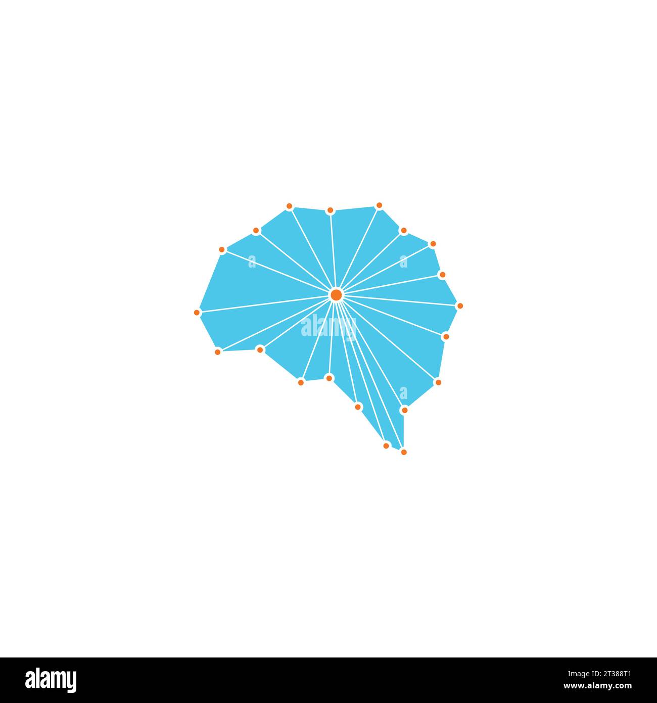Brain logo design with tech connect design Stock Vector Image & Art - Alamy