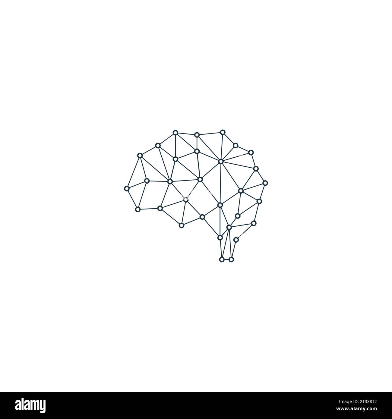 Brain logo design with tech connect design Stock Vector Image & Art - Alamy