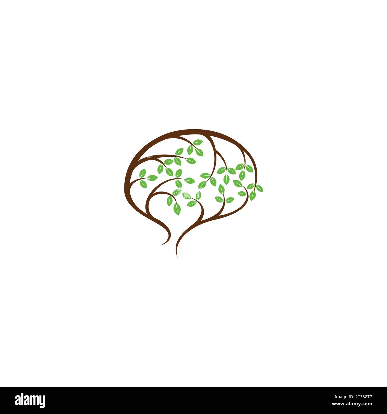 Brain logo design with tech connect design Stock Vector Image & Art - Alamy