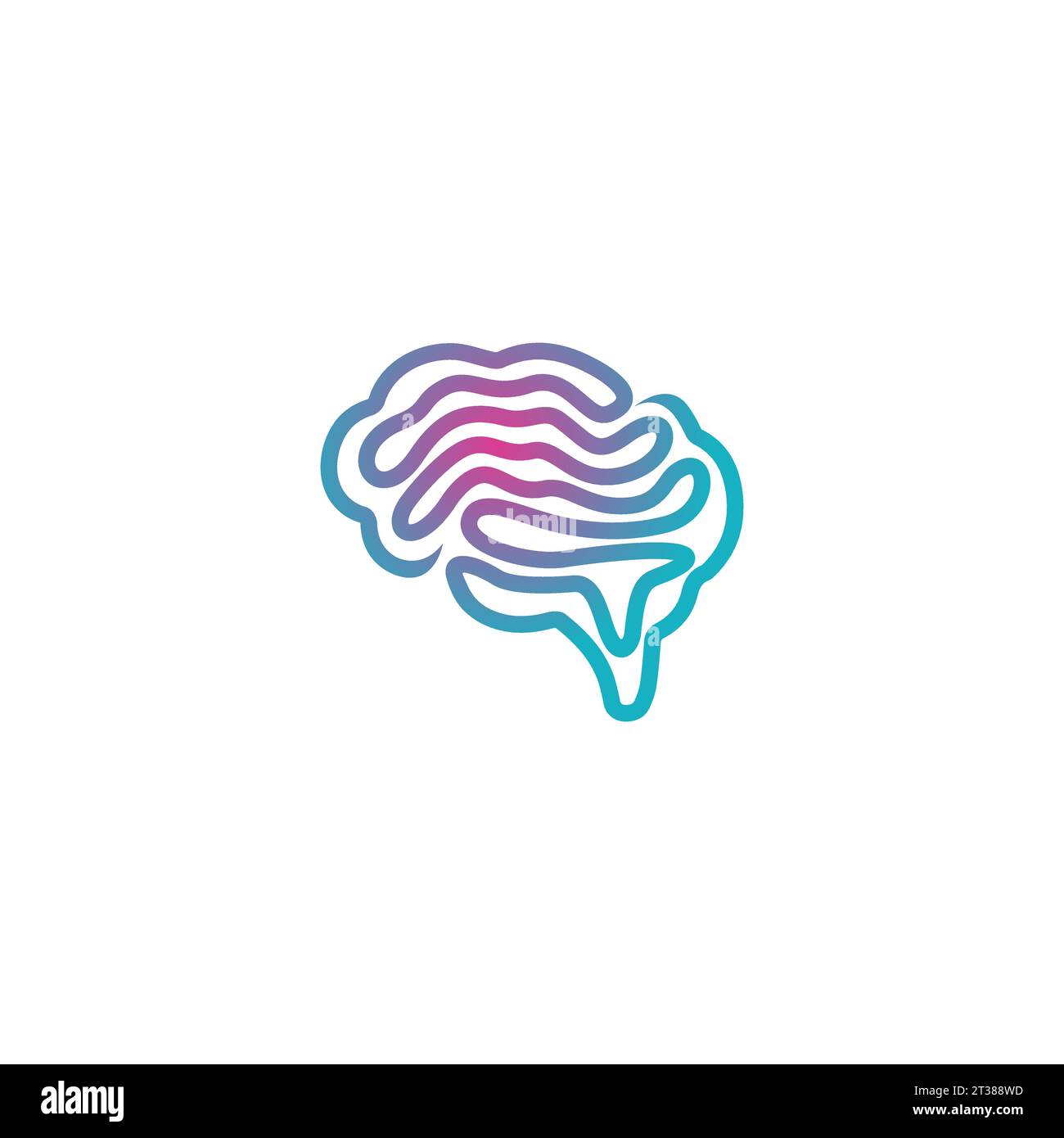 Brain logo design with tech connect design Stock Vector Image & Art - Alamy