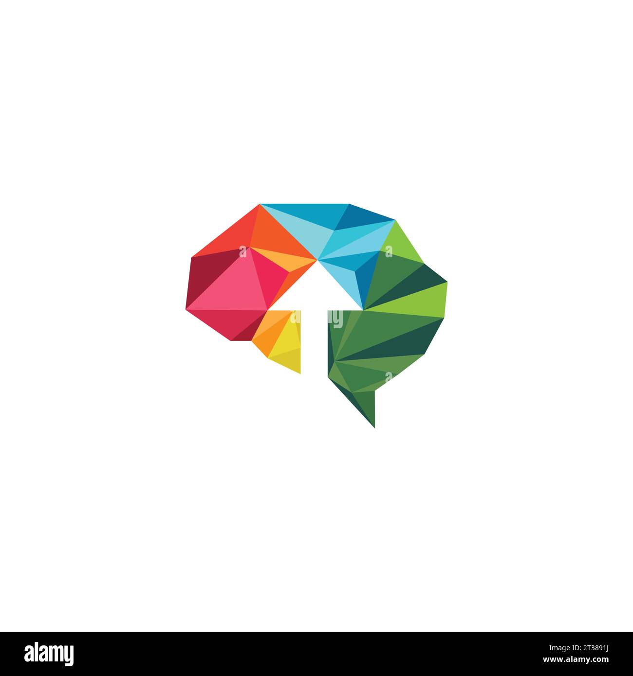 Brain logo design with tech connect design Stock Vector Image & Art - Alamy