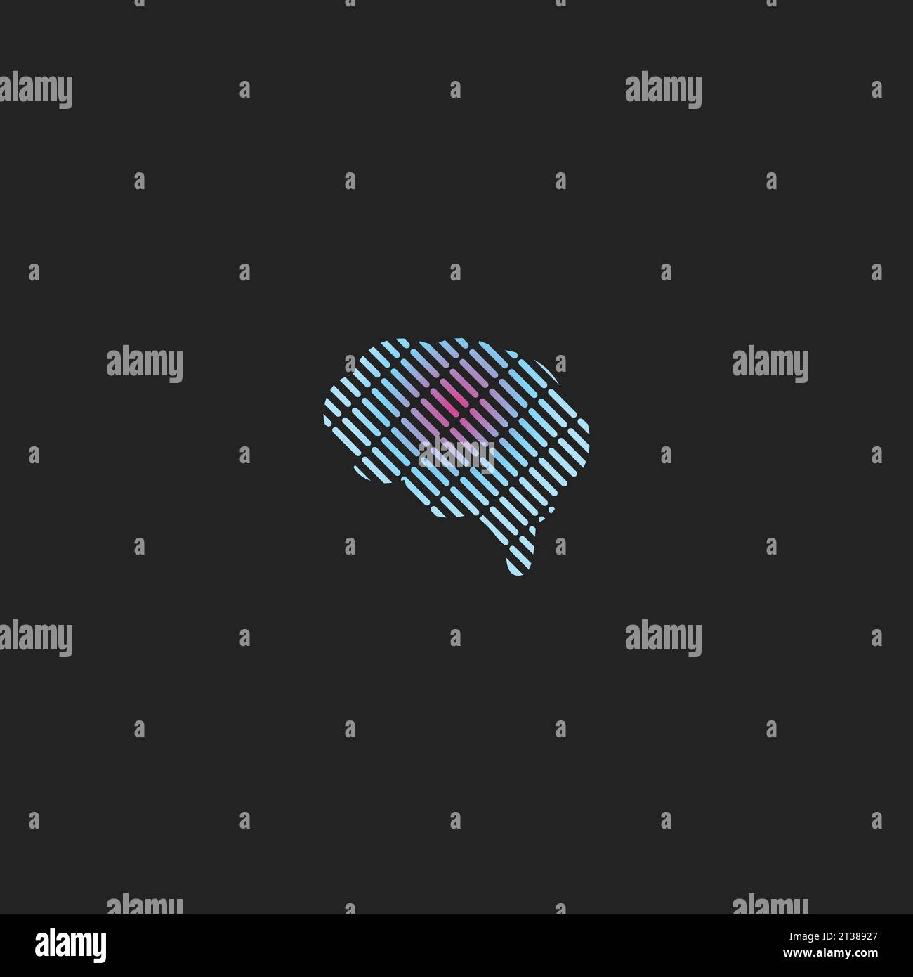 Brain logo design with tech connect design Stock Vector Image & Art - Alamy