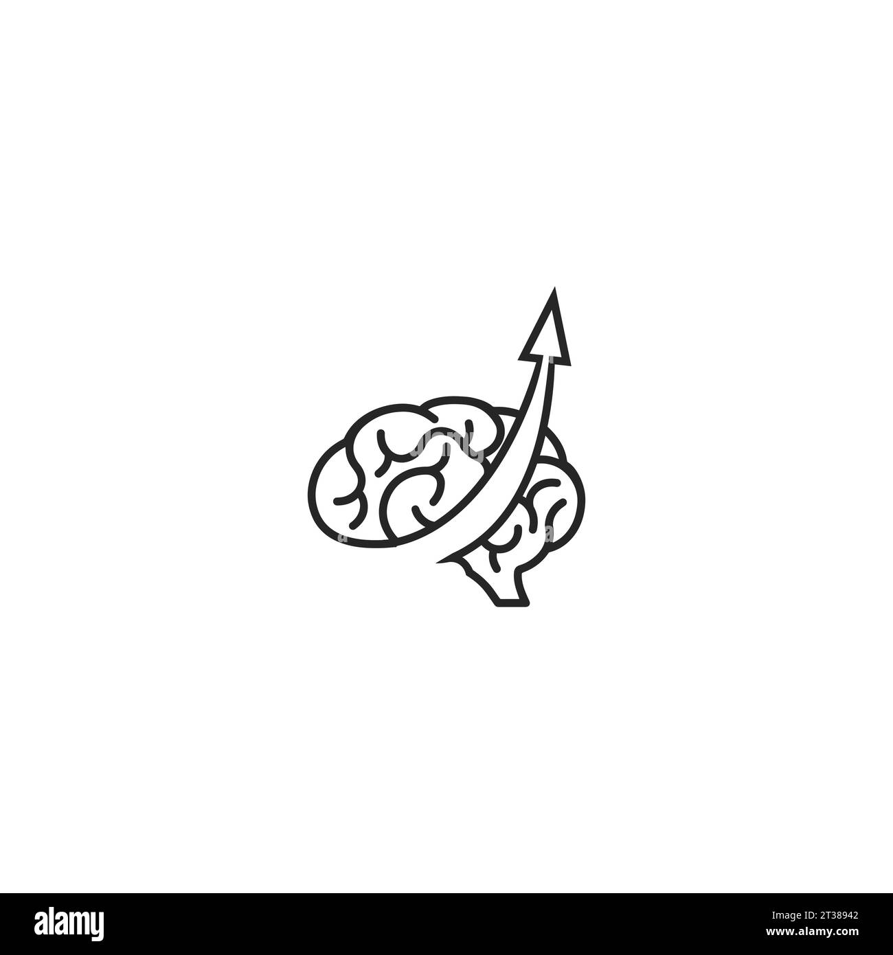 Brain logo design with tech connect design Stock Vector Image & Art - Alamy