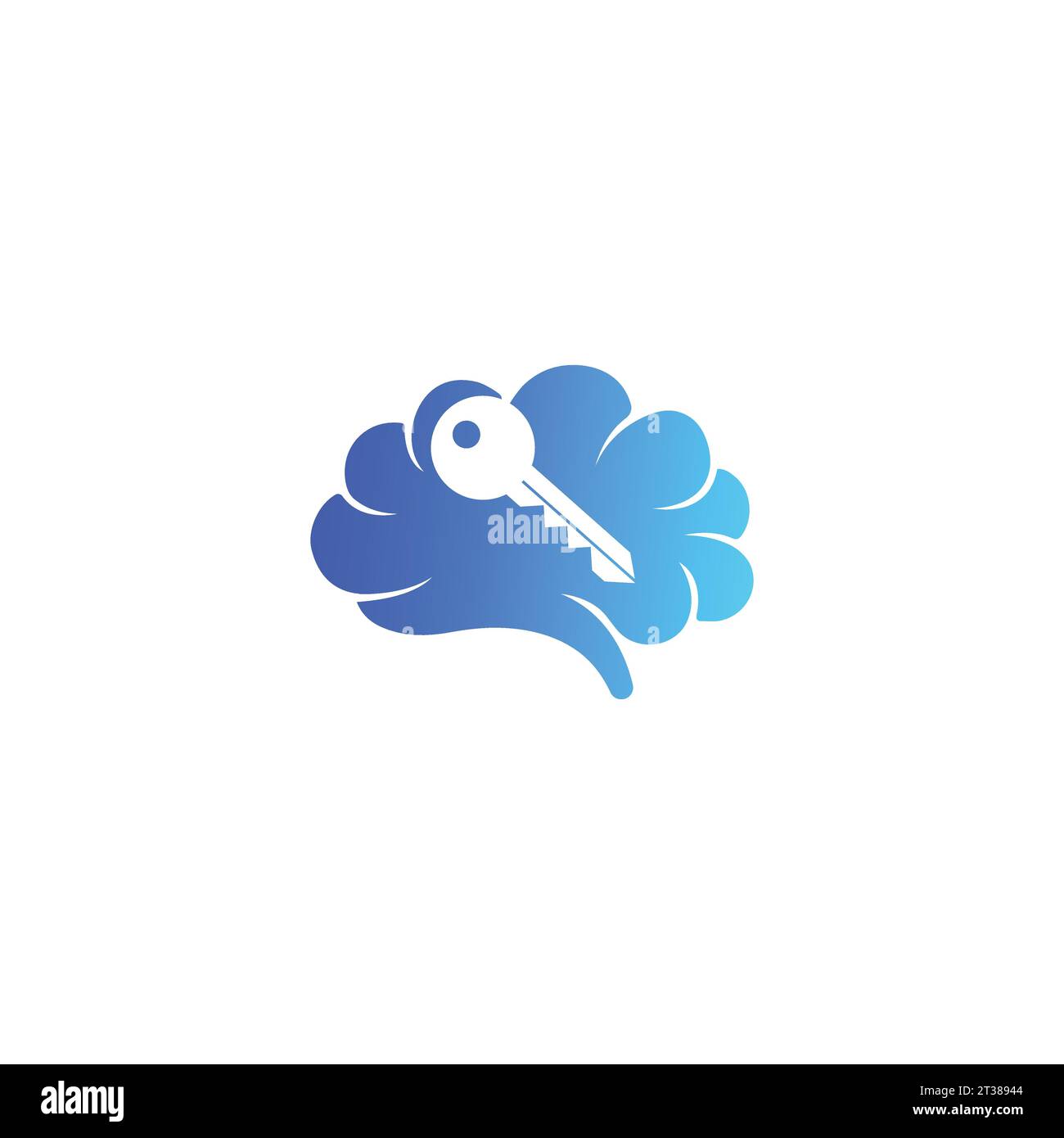 Colorful brain tech logo Stock Vector Images - Alamy