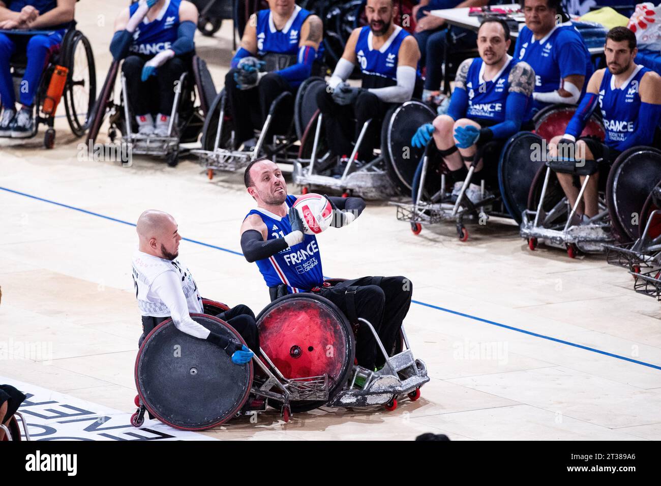 Jonathan Hivernat #21 of France during the International Wheelchair ...