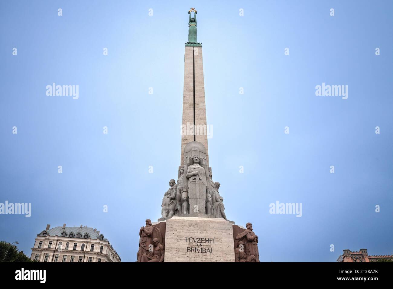 Picture of the freedom monument of Riga, latvia. The Freedom Monument ...