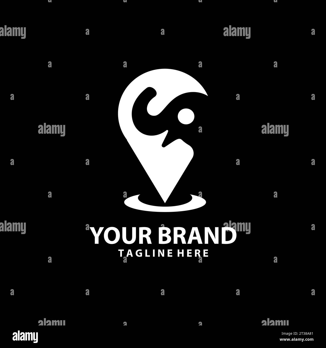 abstract elephant location symbol logo desain vector Stock Vector Image ... abstract elephant location symbol logo desain vector Stock Vector Image ...