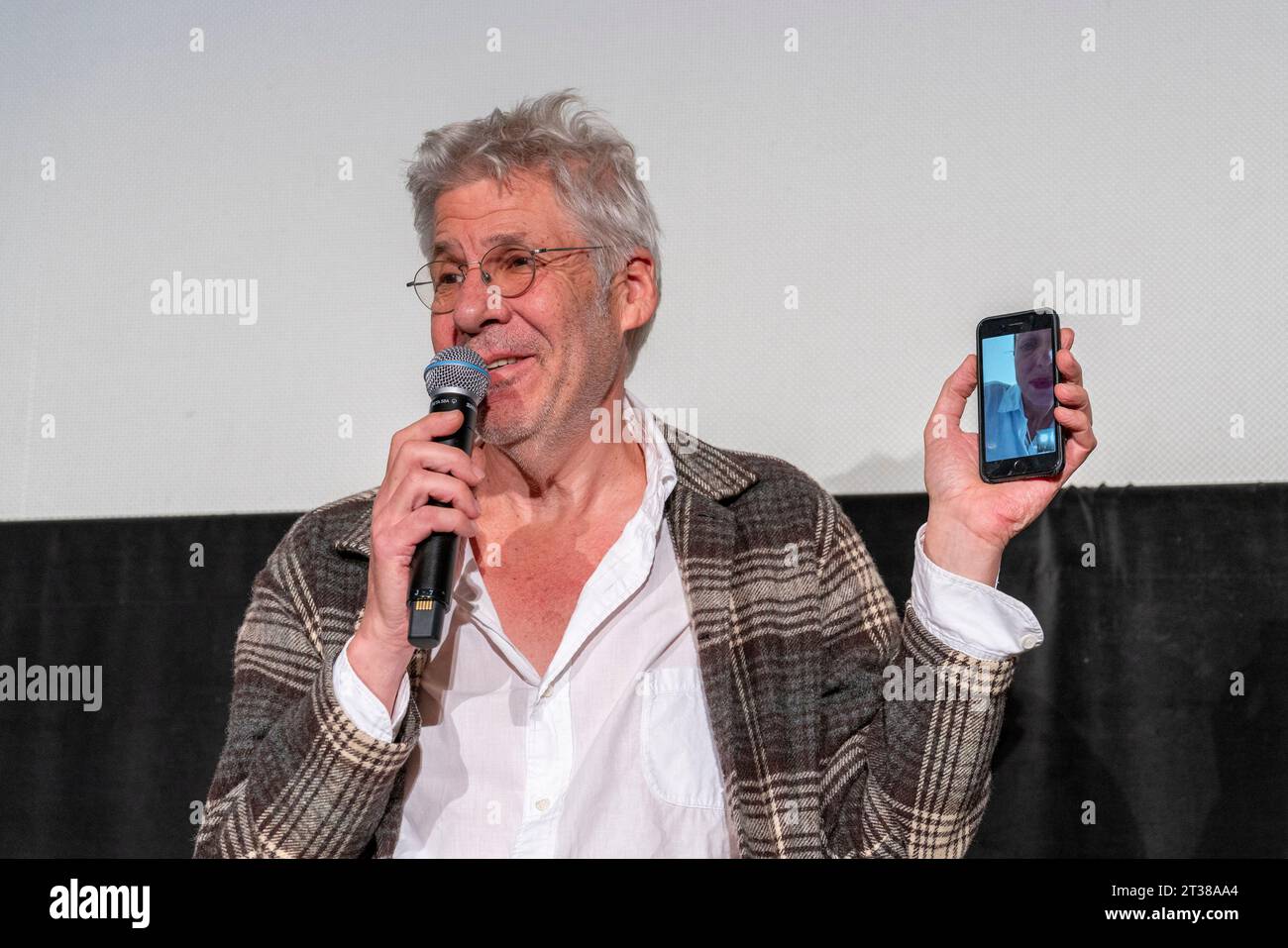 Tokyo, Japan. 23rd Oct, 2023. Film Producer Itai Tamir with Director ...