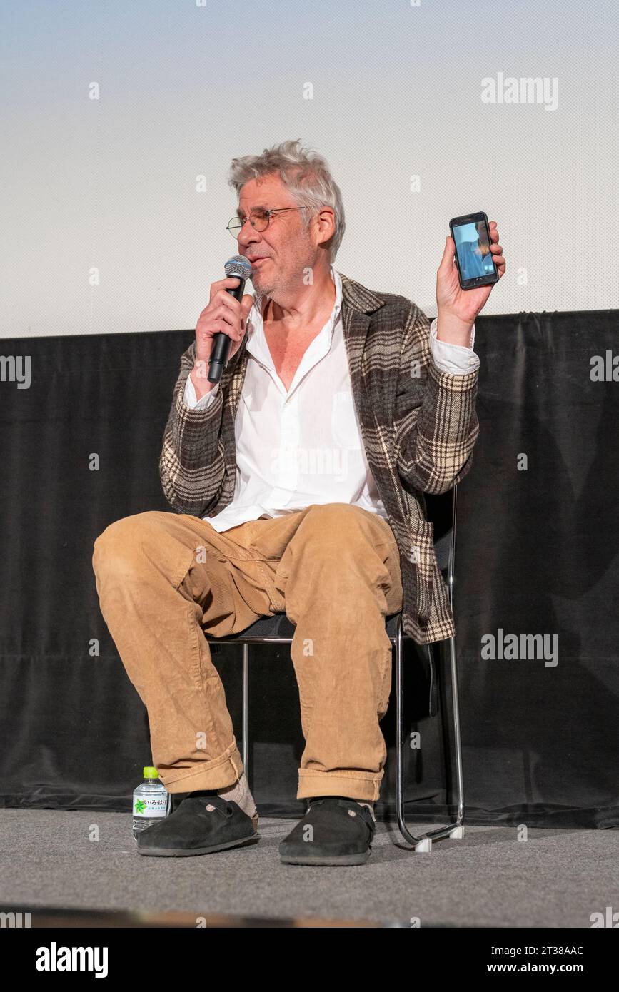 Tokyo, Japan. 23rd Oct, 2023. Film Producer Itai Tamir with Director ...