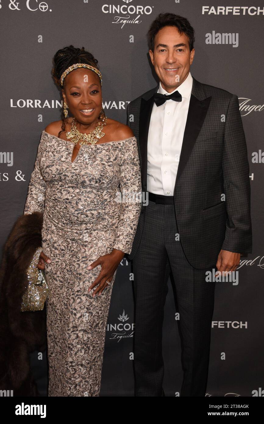 New York, NY, USA. 23rd Oct, 2023. Star Jones and Ricardo Lugo at ...