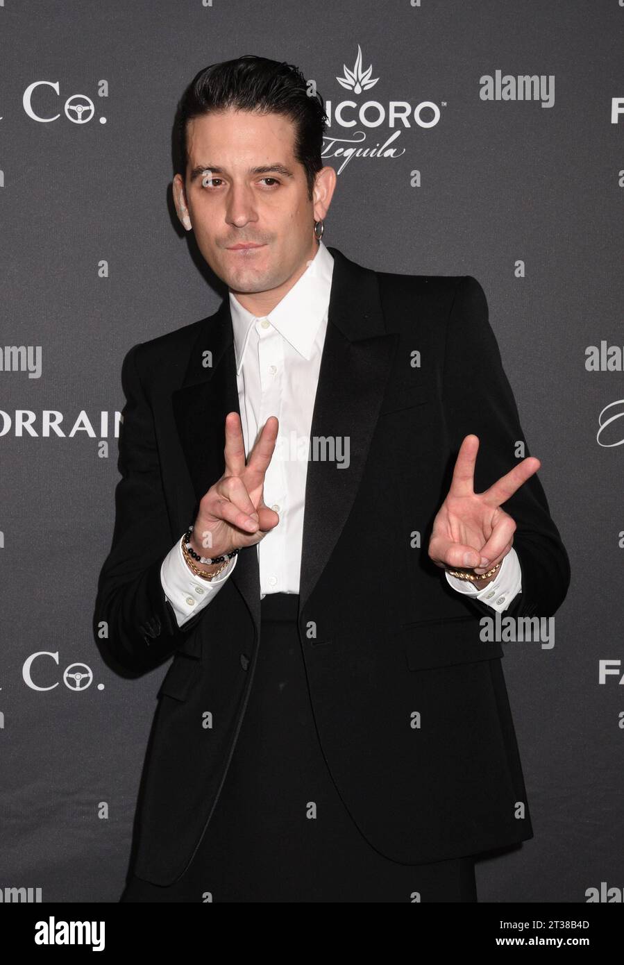 NEW YORK, NY - OCTOBER 23: G-Eazy at Gabrielle s Angel Foundation 25th ...