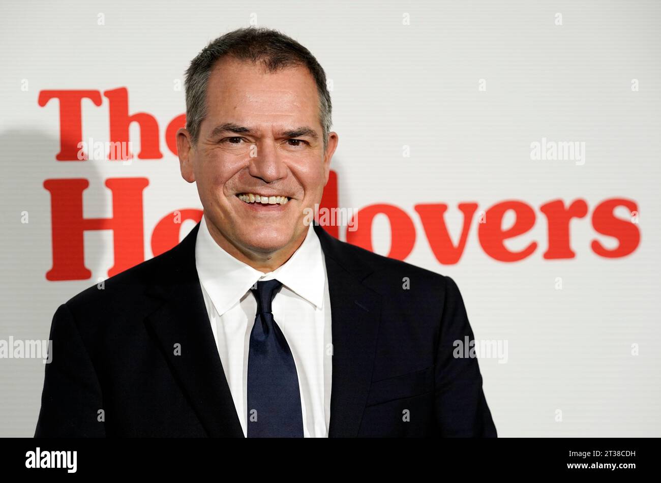 David Hemingson, writer of "The Holdovers," poses at a Los Angeles ...