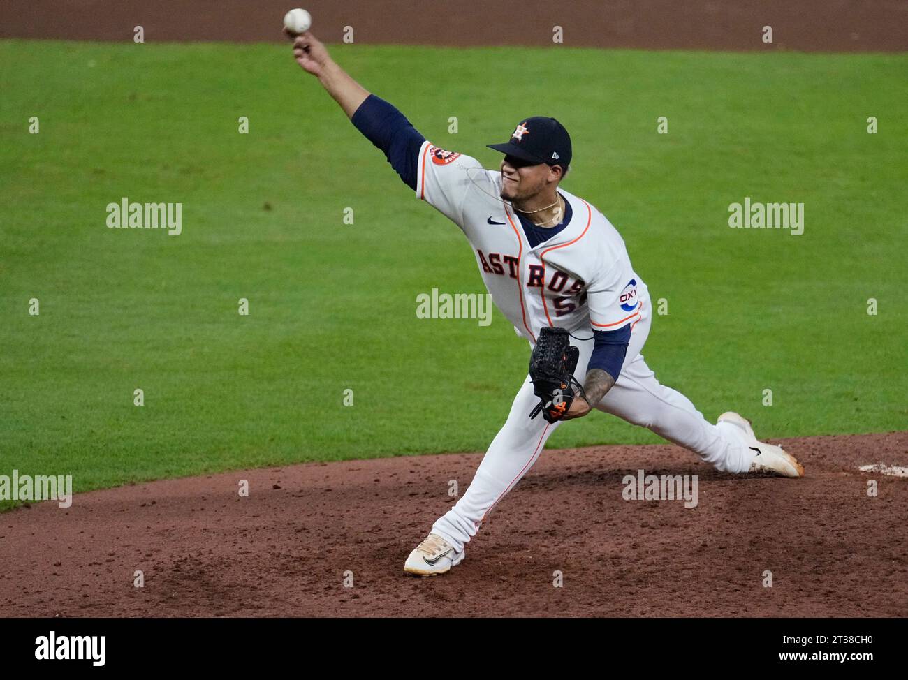 Houston, United States. 23rd Oct, 2023. Houston Astros relief pitcher ...