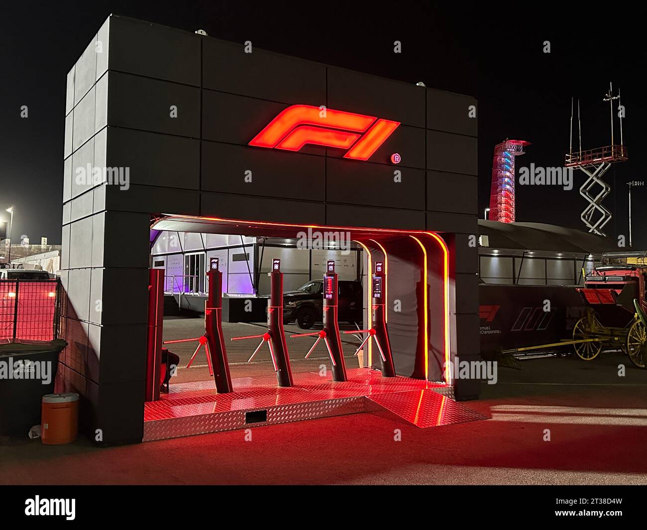 F1 paddock entrance hi-res stock photography and images - Alamy