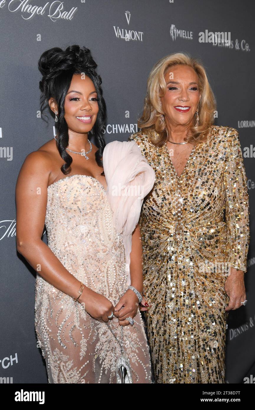 New York, USA. 23rd Oct, 2023. Monique Rodriguez and Denise Eisenberg ...