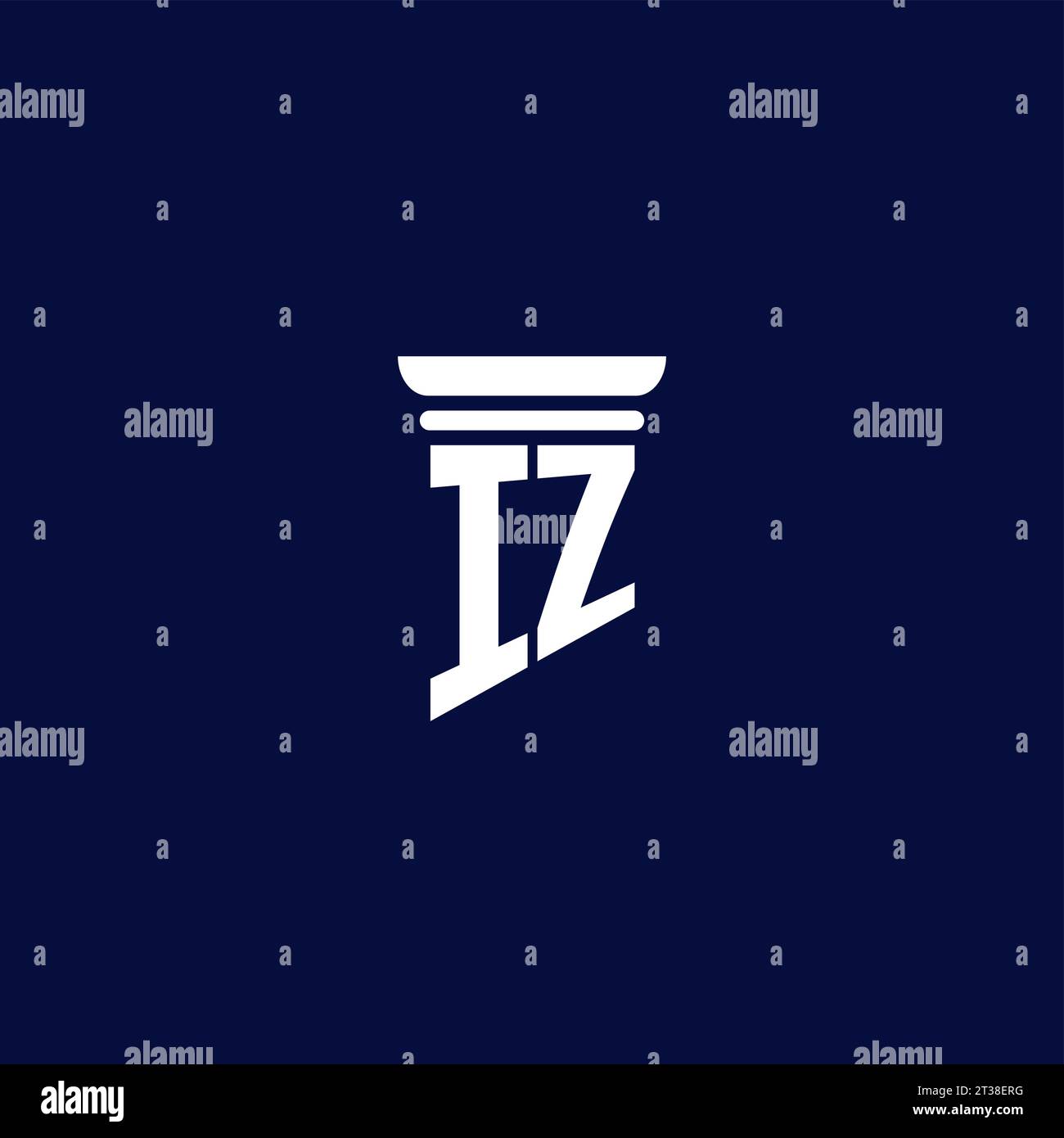 Iz initial Stock Vector Images - Alamy