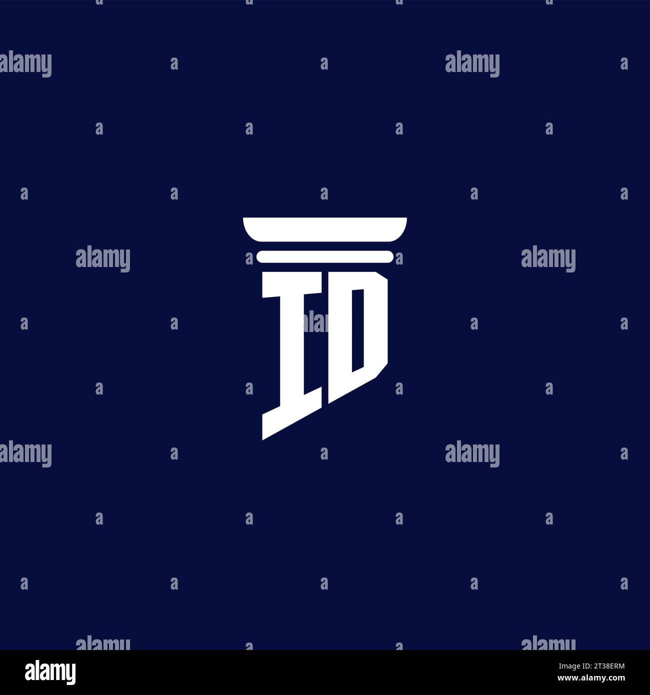 Initial id logo hi-res stock photography and images - Alamy