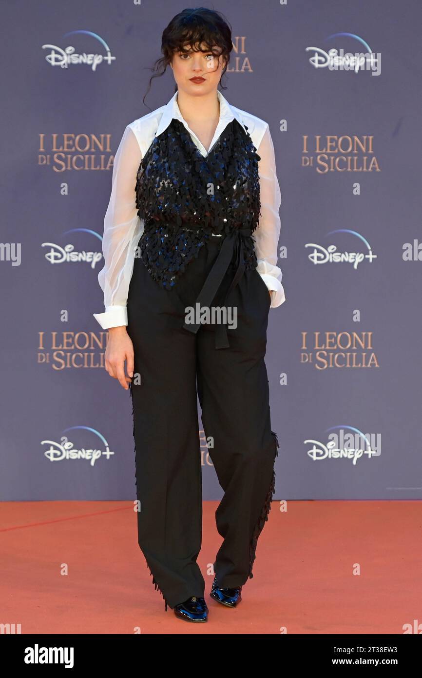 Rome, Italy. 23rd Oct, 2023. Adele Cammarata attends the red carpet of ...