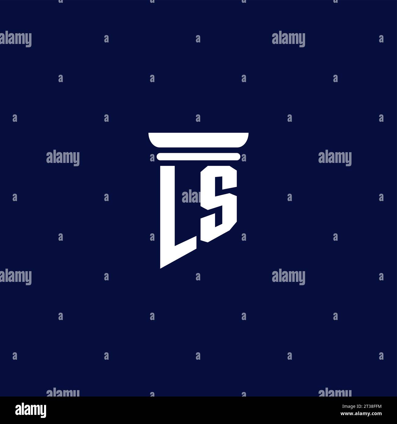 LS initial monogram logo design for law firm company Stock Vector Image & Art - Alamy