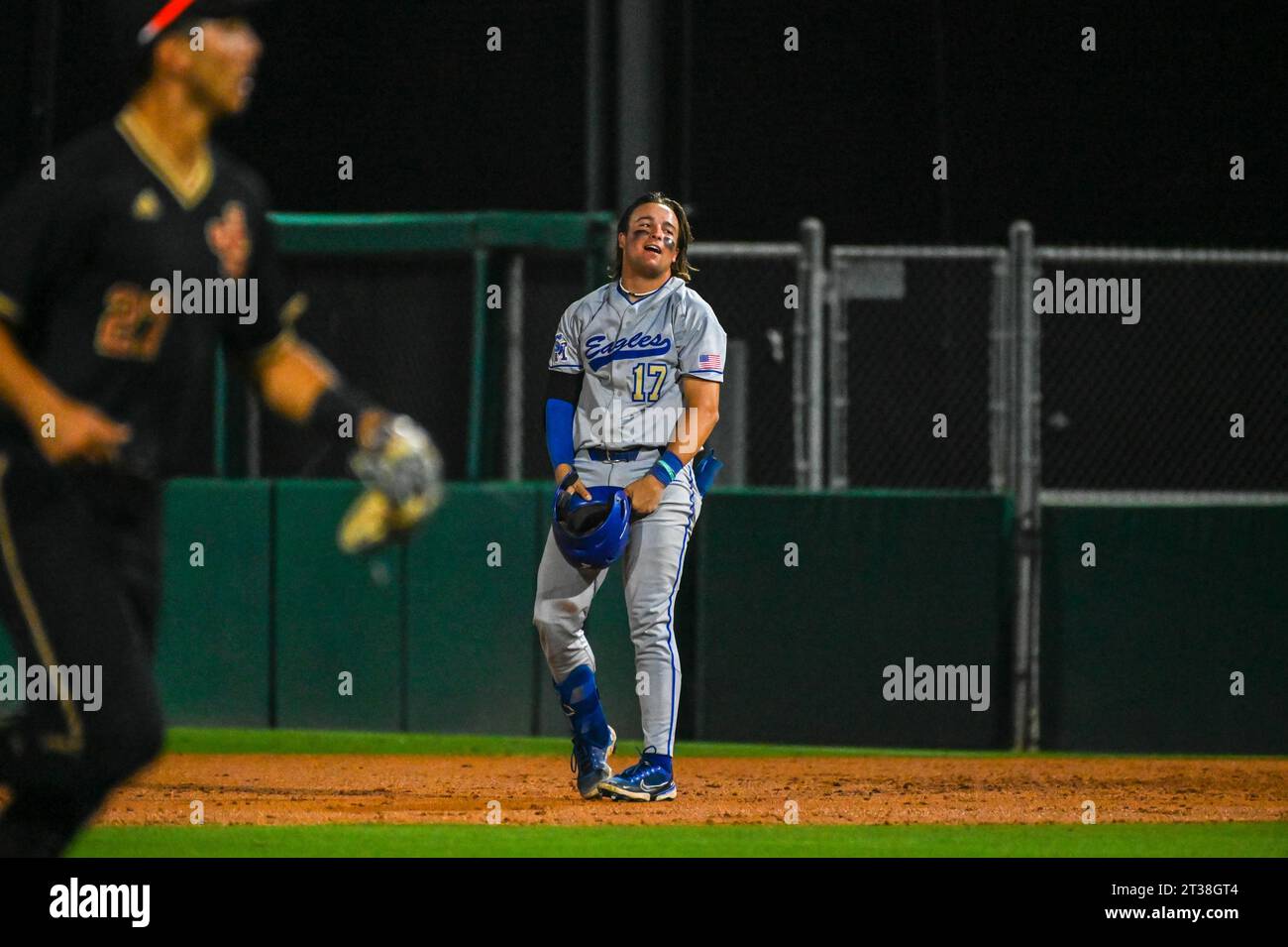 Santa Margarita Eagles player Blake Balsz (17) reacts during the CIF ...