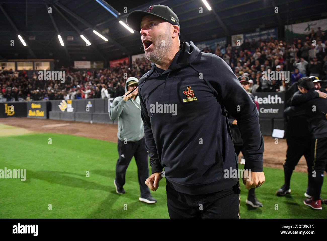 JSerra Lions head coach Brett Kay celebrates after the CIF Southern ...