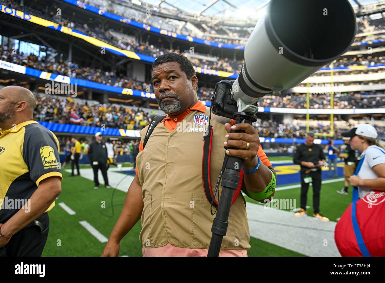 FullImage 360 founder Jevone Moore aka Orange Man during an NFL ...