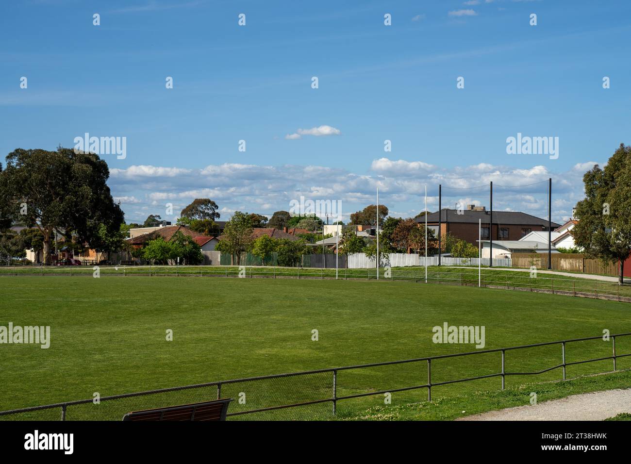 afl football oval australia Stock Photo - Alamy