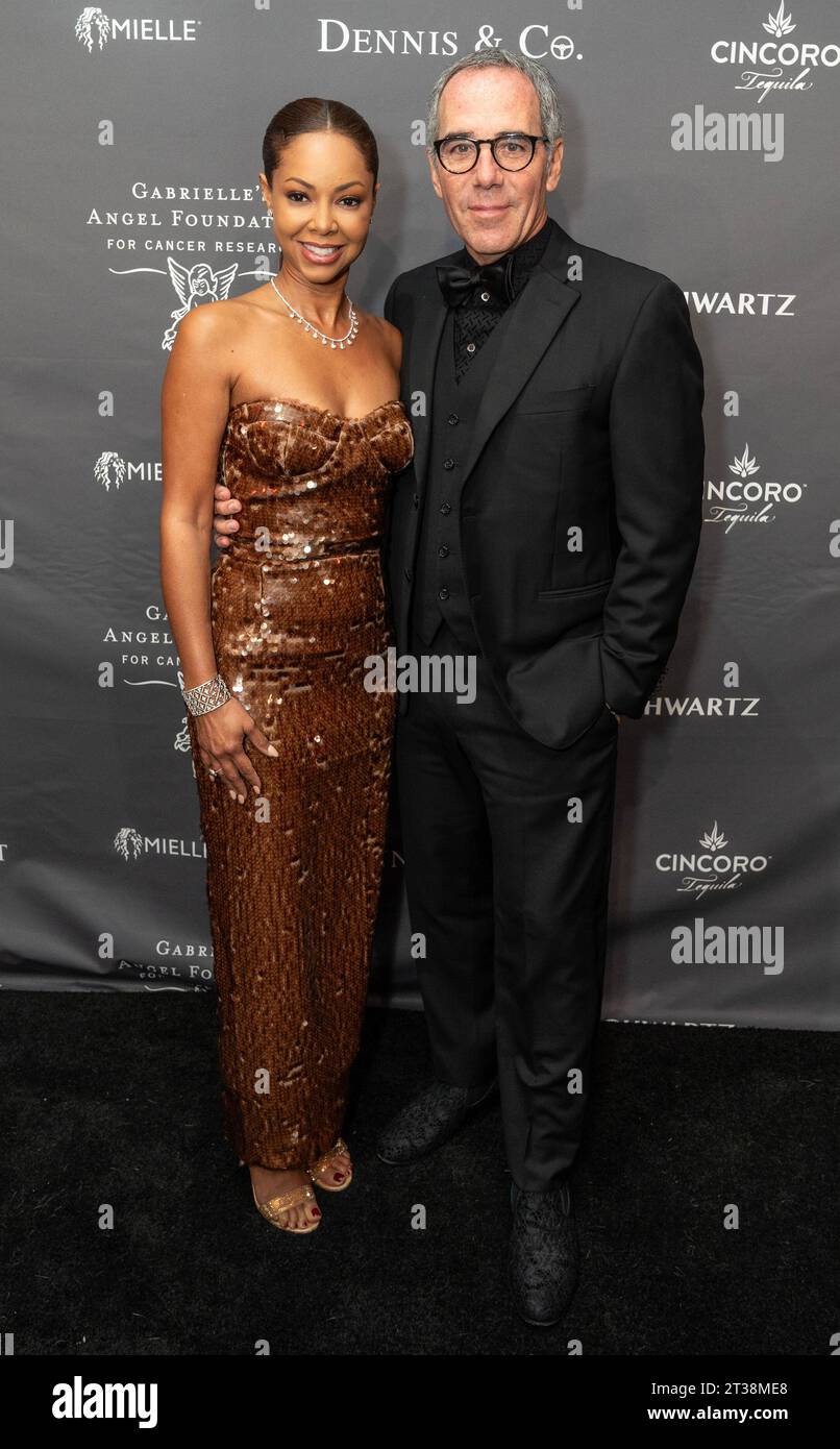 New York, USA. 23rd Oct, 2023. Angelina Lipman and Monte Lipman attend ...