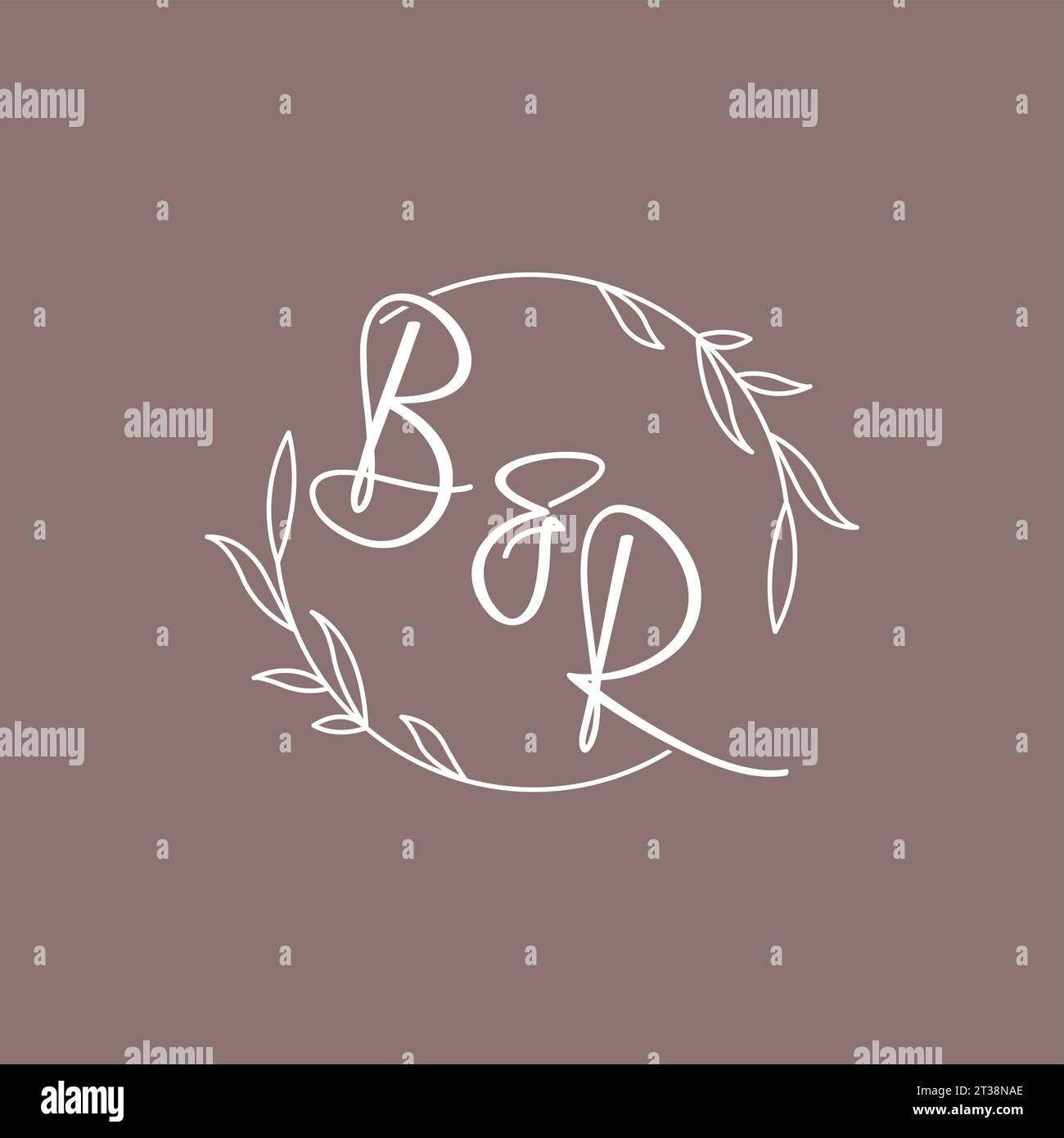 Br initials logo hi-res stock photography and images - Alamy