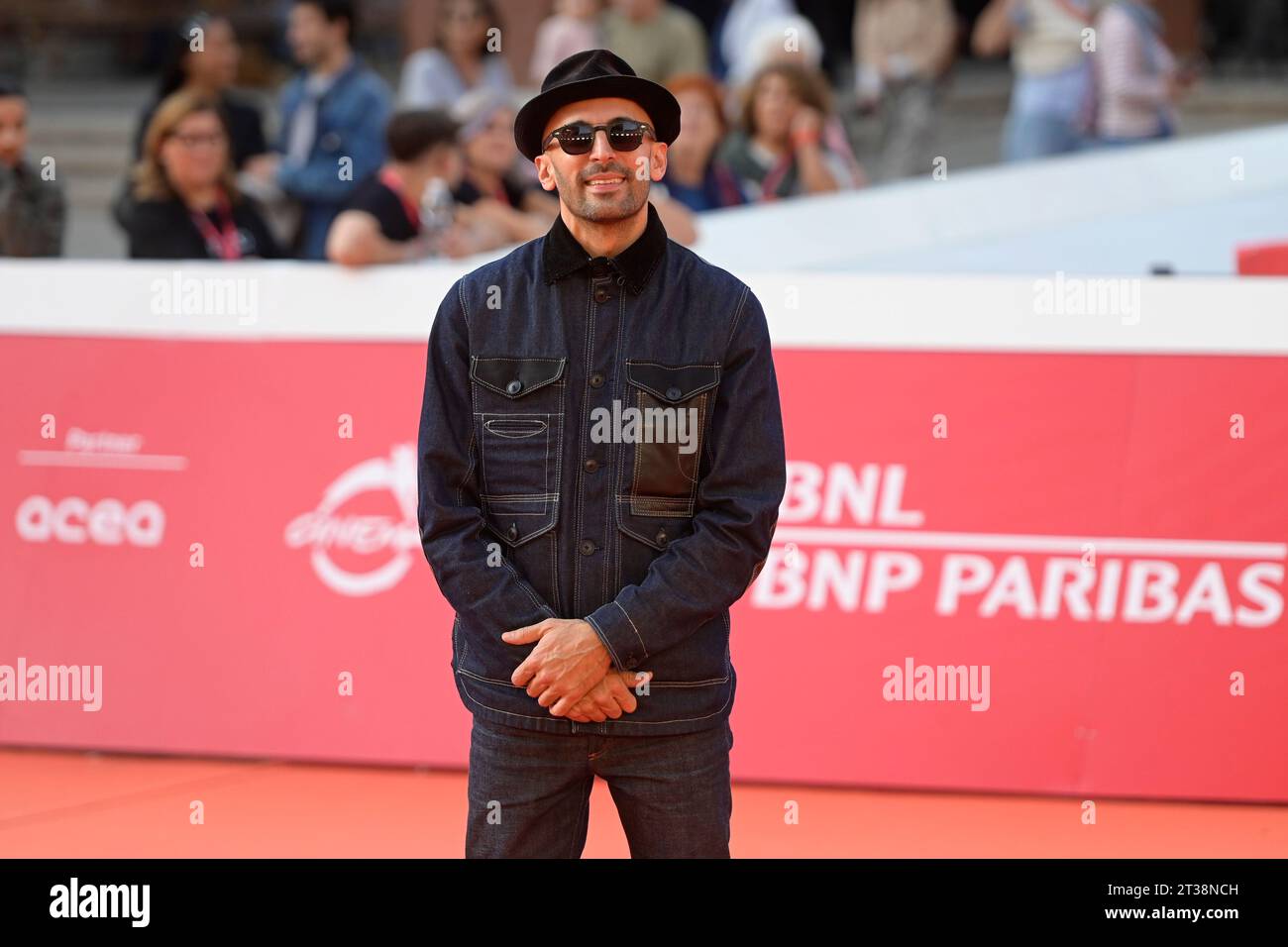 Rome, Italy. 23rd Oct, 2023. Jean Renè (JR) attends the red carpet of ...