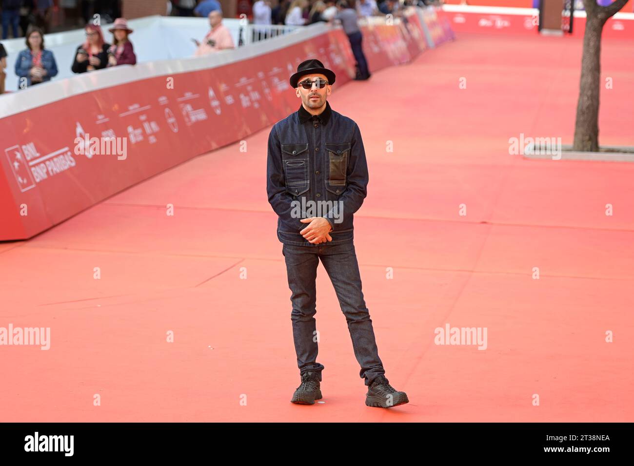 Rome, Italy. 23rd Oct, 2023. Jean Renè (JR) attends the red carpet of ...