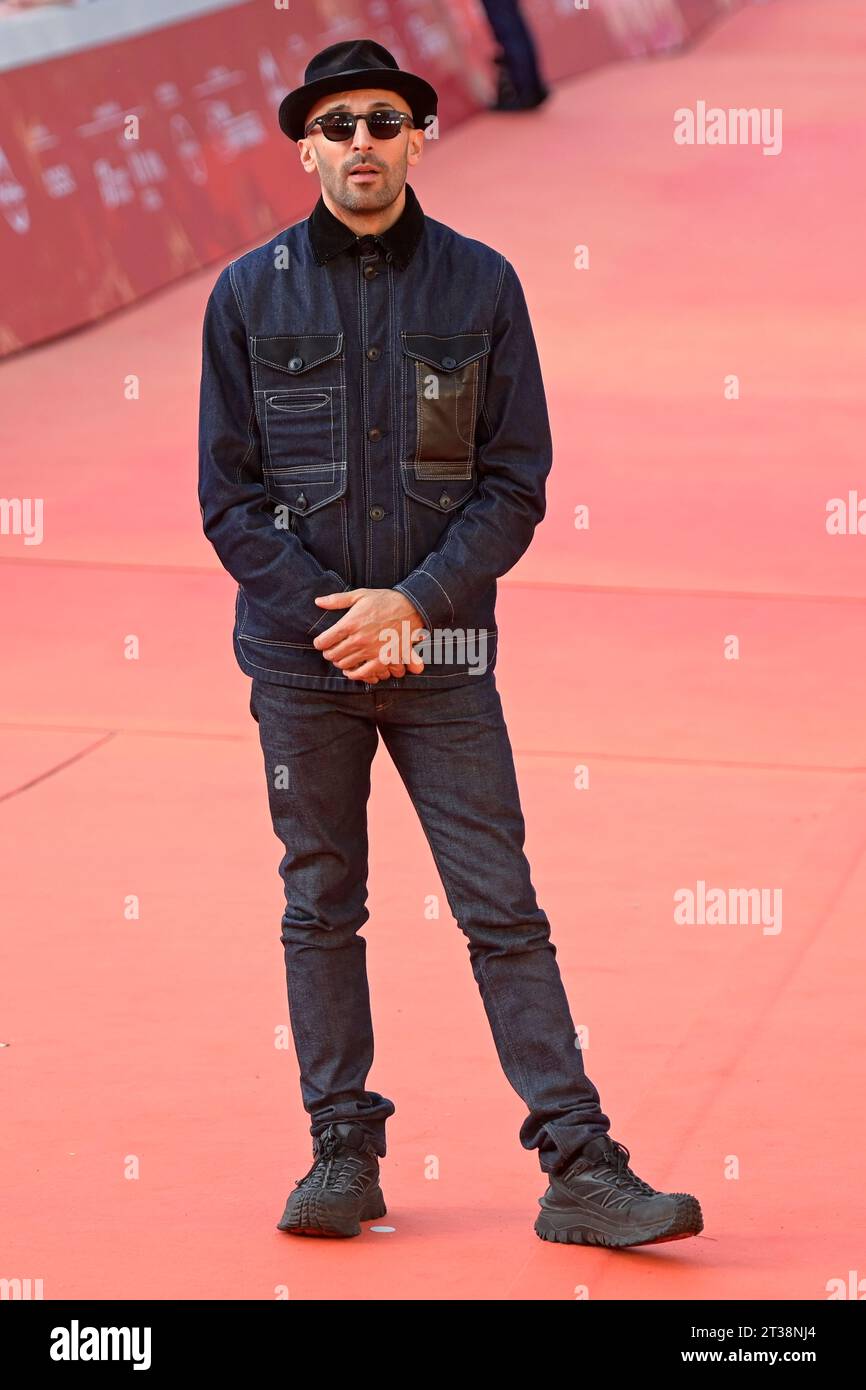 Rome, Italy. 23rd Oct, 2023. Jean Renè (JR) attends the red carpet of ...