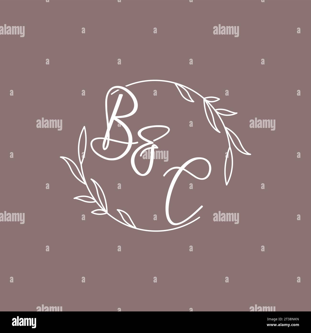 BC wedding initials monogram logo ideas vector graphic Stock Vector ...