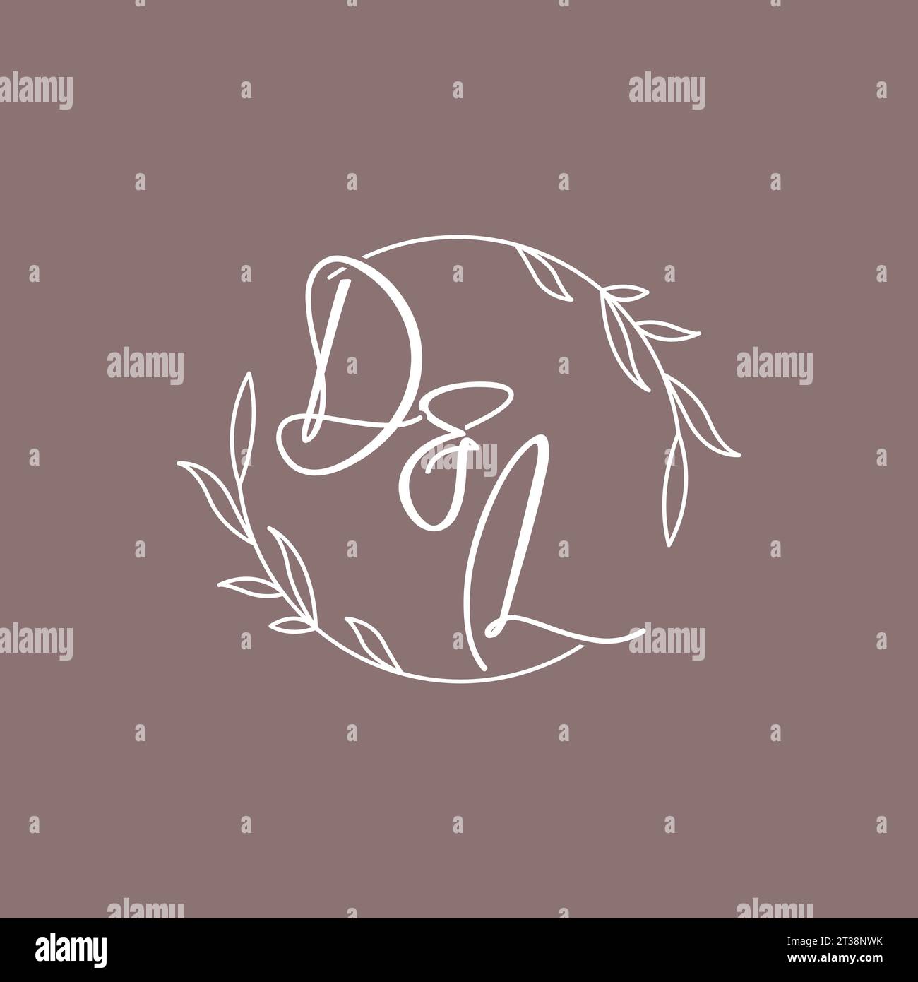 DL wedding initials monogram logo ideas vector graphic Stock Vector Image & Art - Alamy