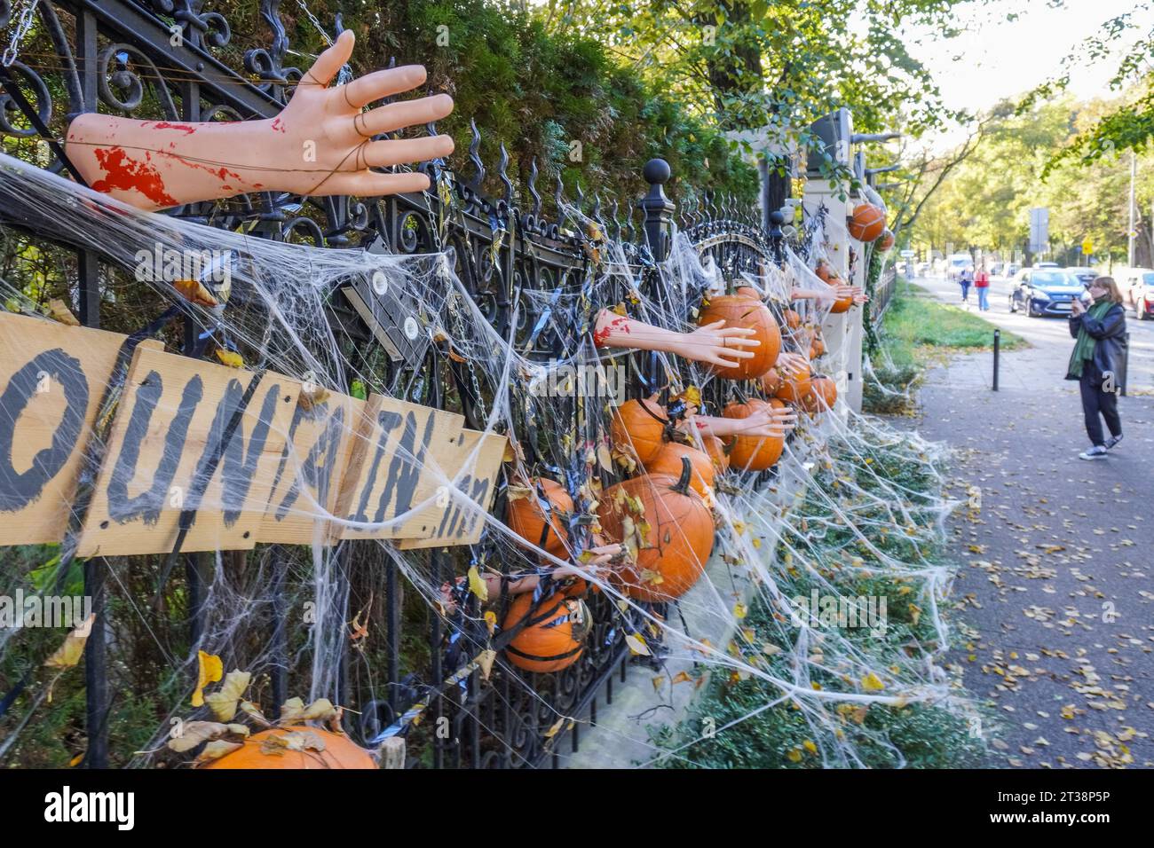 A house decorated with themes from the movie character of Anna Morgan ...