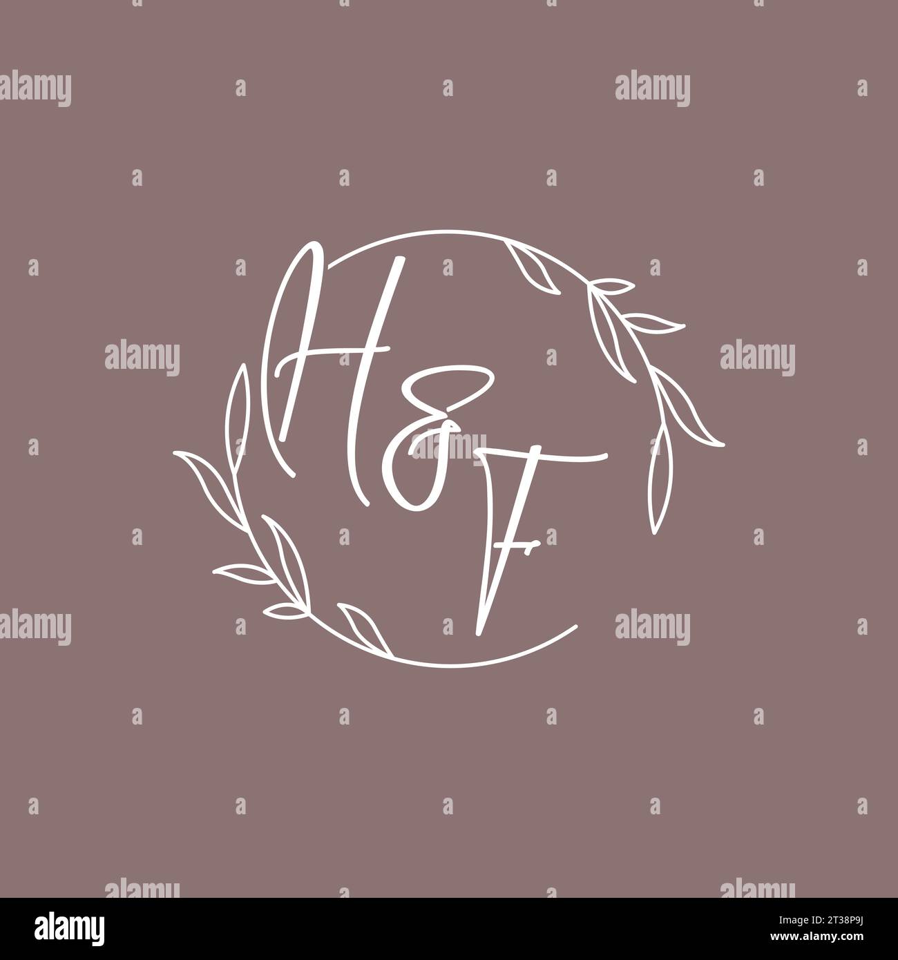 Hf initials Stock Vector Images - Alamy
