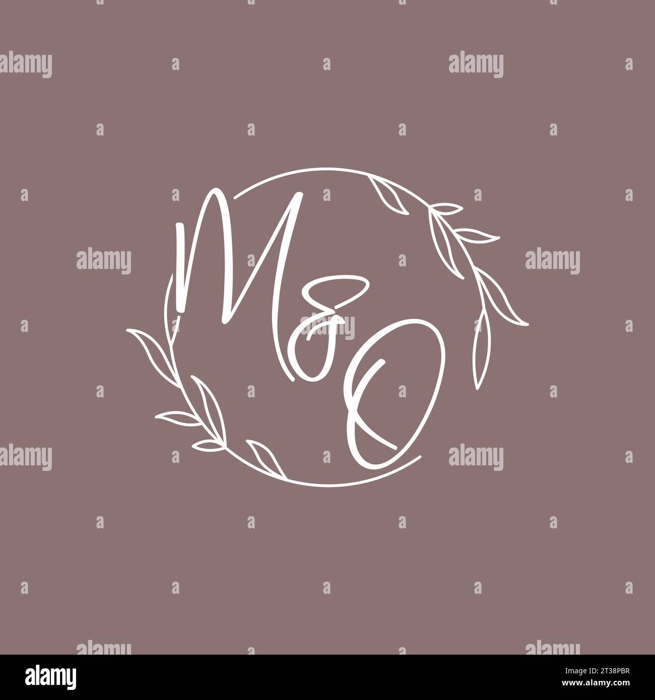 MO wedding initials monogram logo ideas vector graphic Stock Vector ...