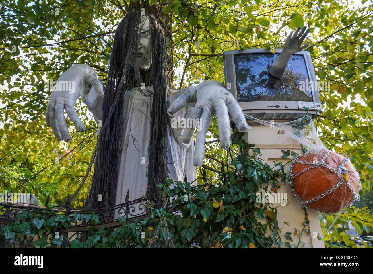 A house decorated with themes from the movie character of Anna Morgan ...