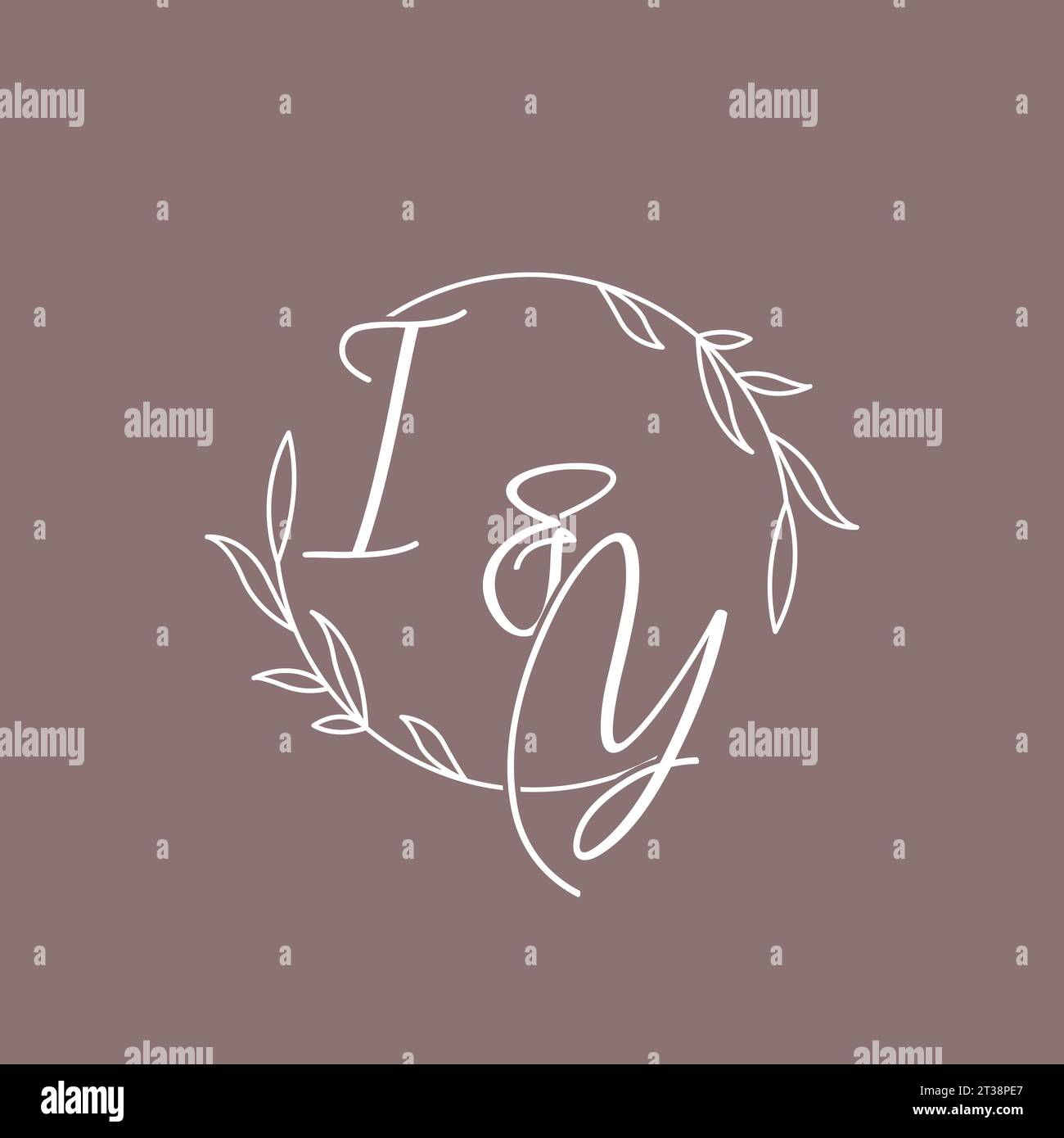 Iy initials logo hi-res stock photography and images - Alamy